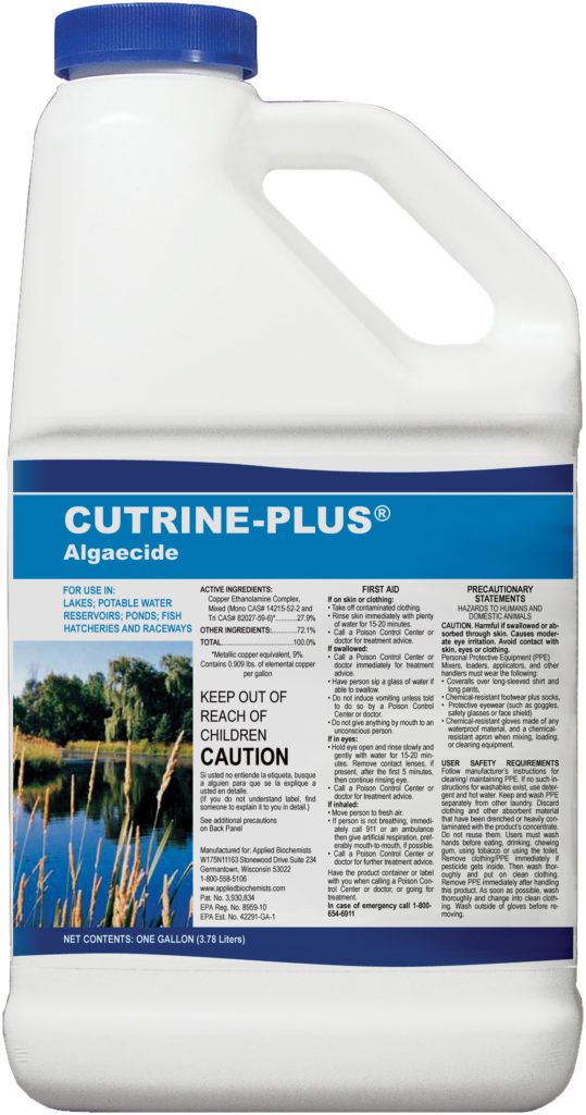 CPL Cutrine Plus Liquid Algaecide – 1 gallon - Stoney Creek Fisheries ...